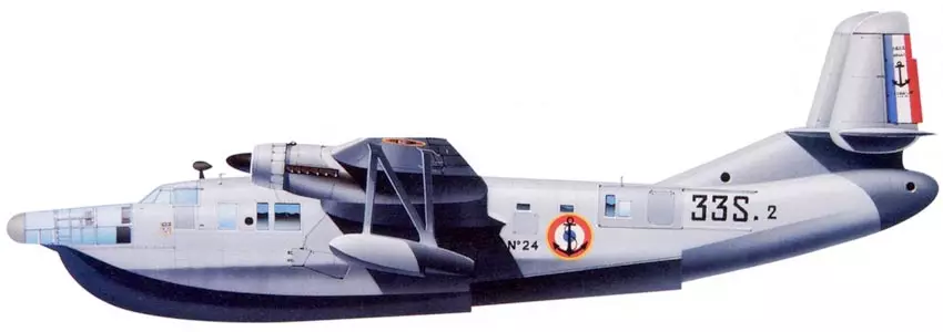 Viacúčelový lietajúci loď NORD N.1402 Noroît Squadron 5f Navy Francúzsko