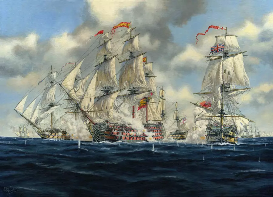 Trafalgar Schluecht (Grans españa v)