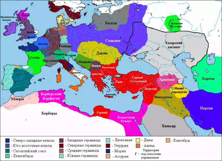 Dunia ItaliKov di Anatolia. Cawangan. Bahagian 5 - Perang Raja-raja Kushan dengan orang Arab dan Rom. Tempoh lima maharaja.