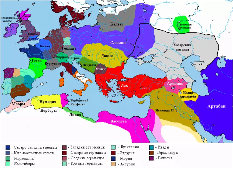 Ο κόσμος του Italikov στην Ανατολία. Κλαδί. Μέρος 4 - 600 - 700 έτη.