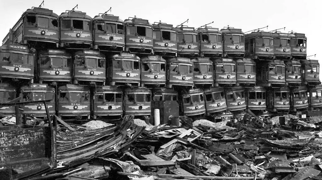 Who destroyed american tram