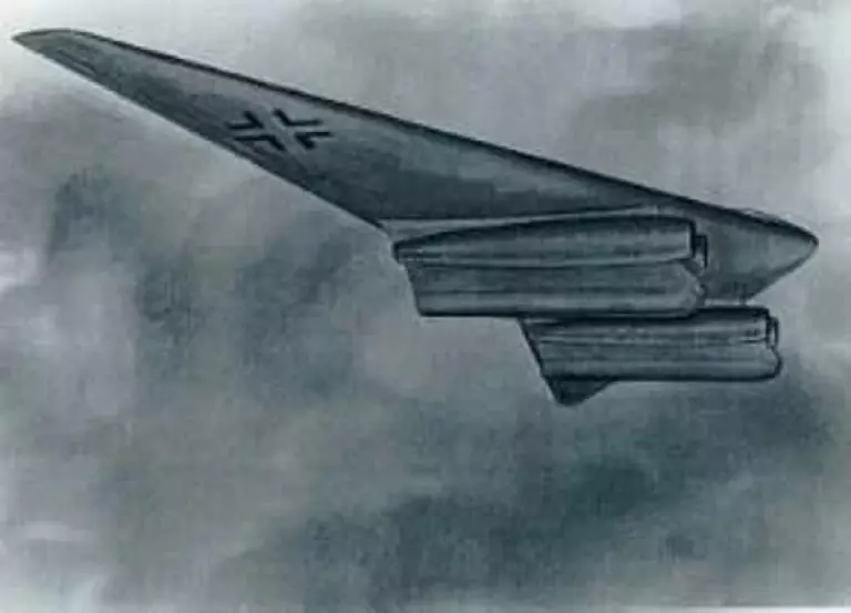 Amerika-Bomber. Strategisk BOMBER HORTEN HO.18