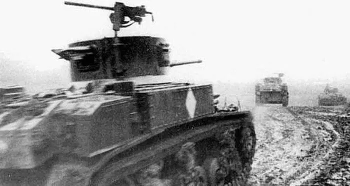 Tanques M3L 52nd Tank Brigade