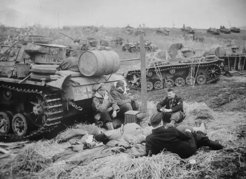 Tanks PZ III 5ème Division SS motorisée