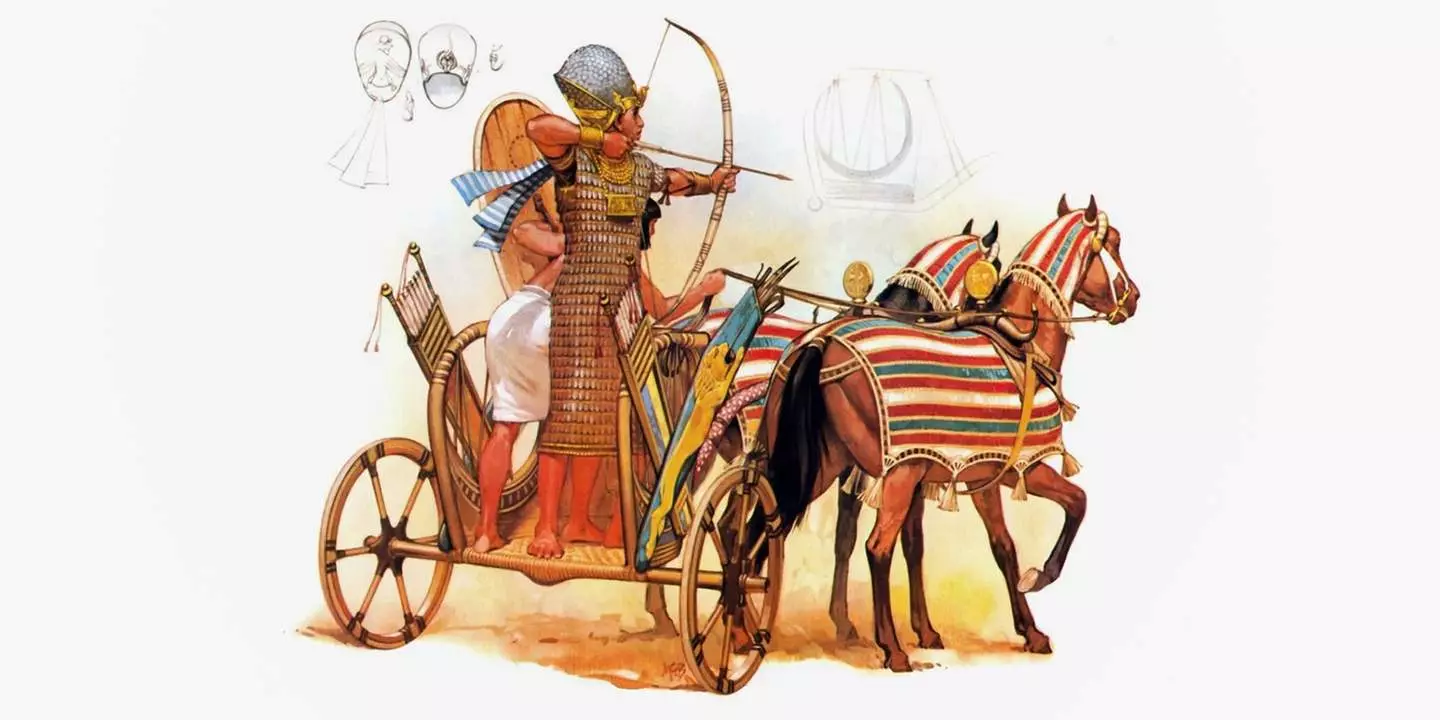 Egyptian chariot.