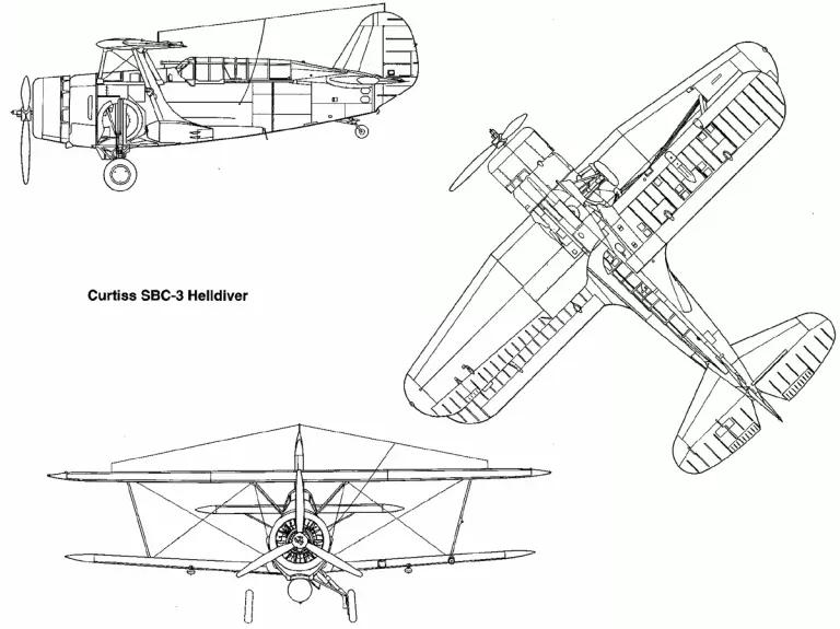 SBC Helldiver - Last Biplane ... an den US Naval Aviation