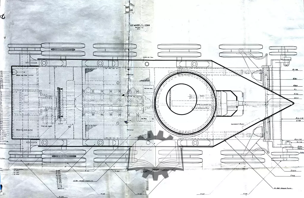 Il portello del meccanico del conducente doveva essere fatto con una fascia, che gli ha permesso di usarlo per entrare all'interno. Sì, e su un numero di elementi l'auto era diversa