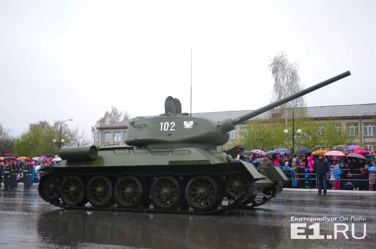 Victory parade. Top PYSHMA 9. maj 2015. Foto.