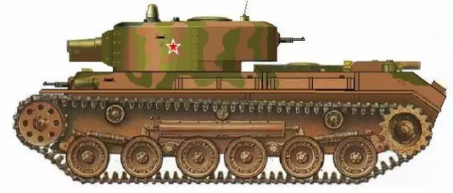 Ny salanisan'ny tank t-31 lu. 1934