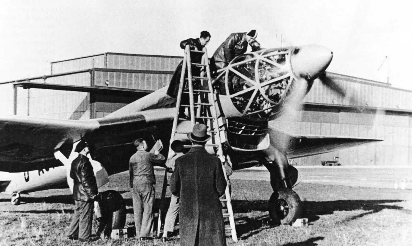 Goeie bedoelings het in 'n dooie punt geplavei. Kort geskiedenis Heinkel 119. Duitsland