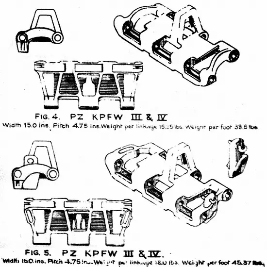 Crawler tracks pz.kpfw.iv ausf.g. Ilibadilishwa kuwa pana kuliko yale yaliyotumiwa kwenye chaguzi za zamani PZ.KPFW.IV, na zilikuwa zinaambatana na rollers za msaada. Walikuwa pia kubadilishana na trackers pz.kpfw.iii ausf.h.