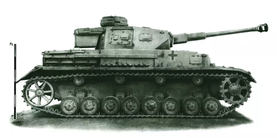 Dearcadh ginearálta ar trófaí pz.kpfw.iv ausf.g