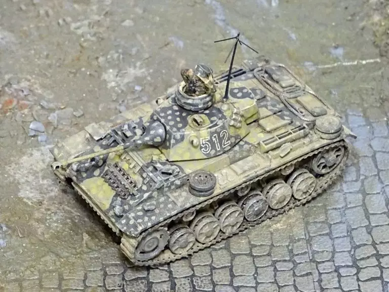 Heavy Intelligence Tank Panzerspähwagen III AUSF. A. Tyskland
