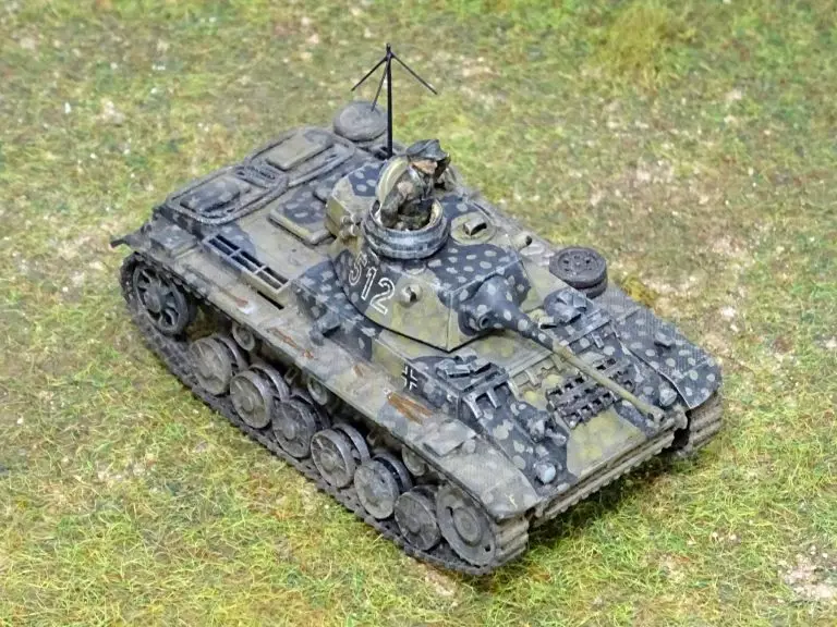 Heavy Intelligence Tank Panzerspähwagen III AUSF. A. Tyskland