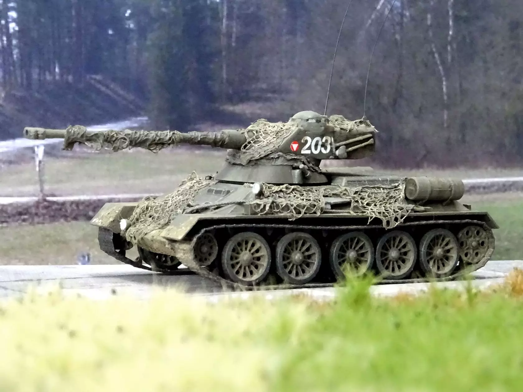 T-34-105. Versi Austria pemodenan tiga belas legenda