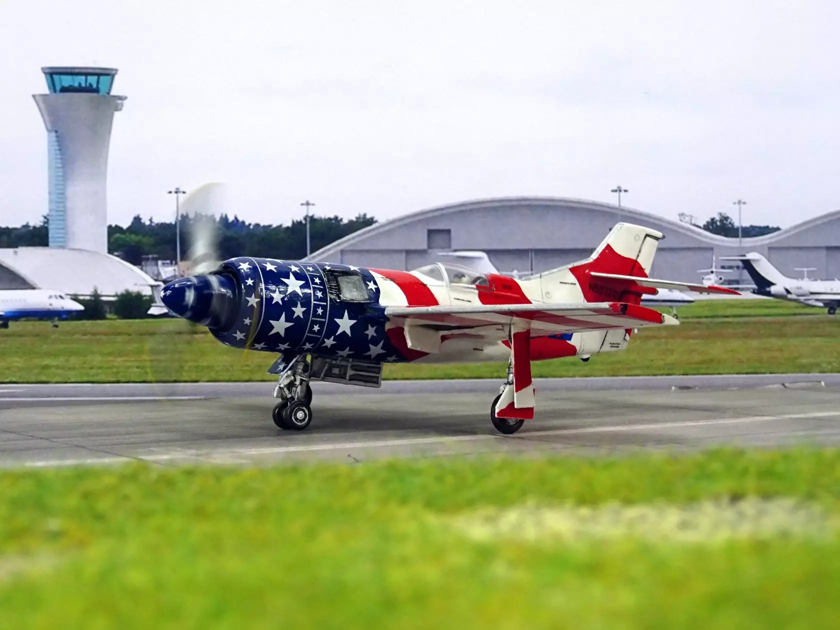 Cornell-Jackson American Spirit Racing fly. USA