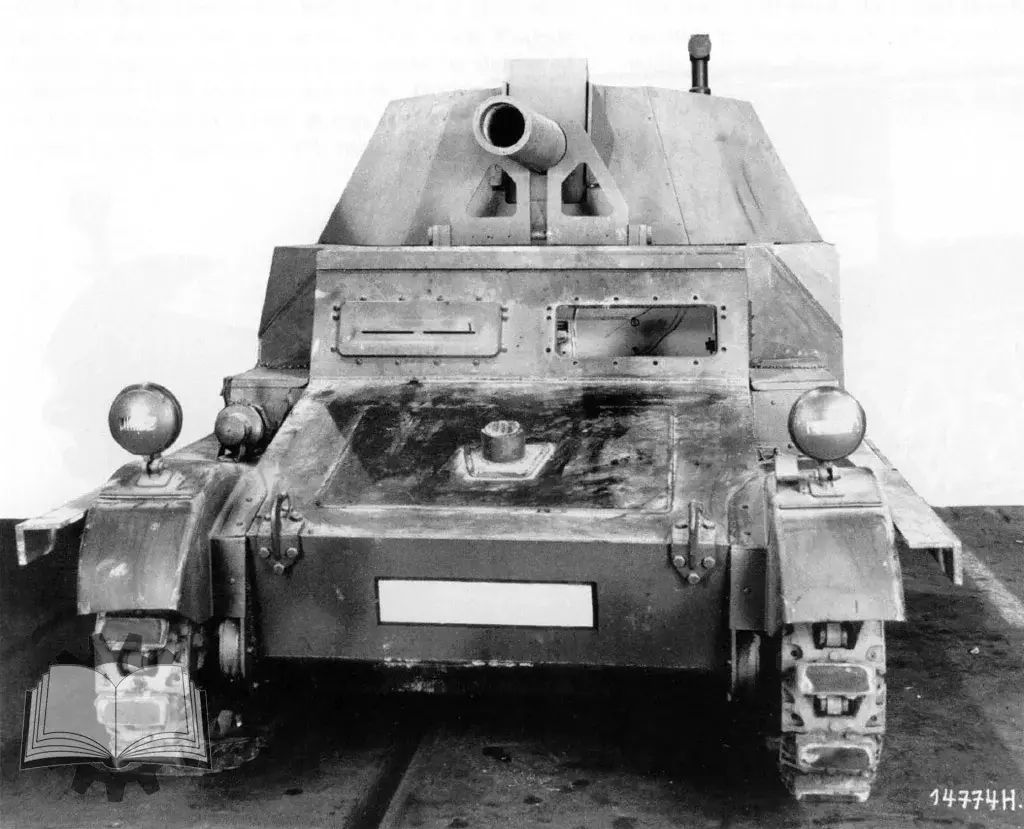 Een van VK 3.01 omskep 10.5 cm LG AUF GEPANZERTER MUNITIONSCHELEPPER VK 3.01