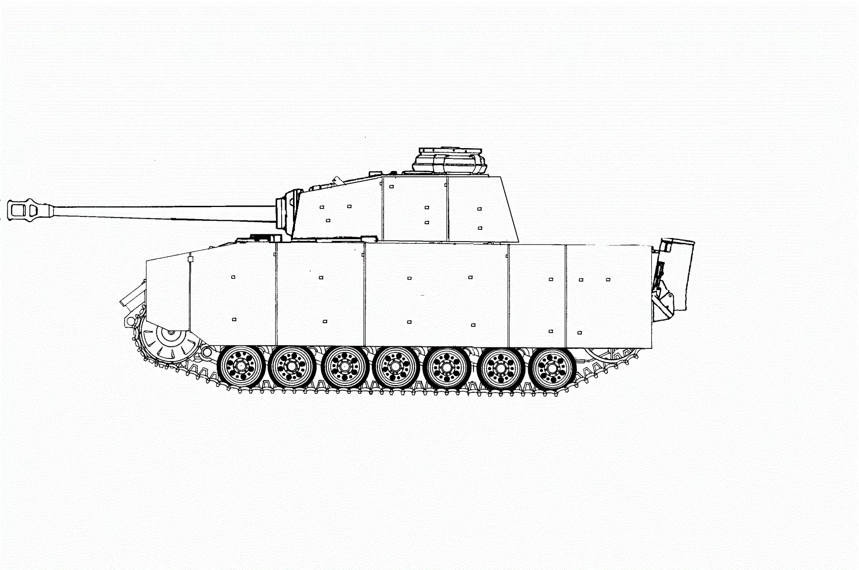वैकल्पिक मध्य टैंक PZKPFW वी 
