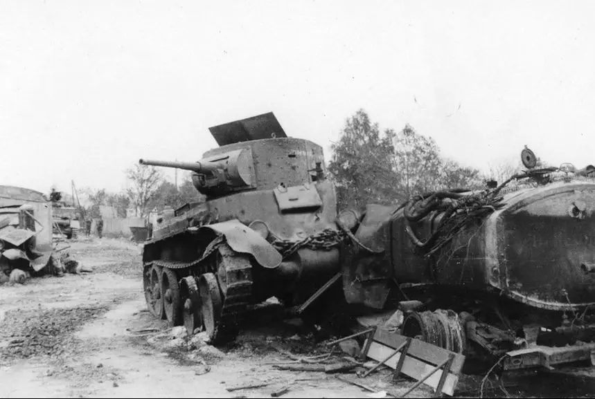 Прохоровка 1941. Сит Ривне өлкәсе авылы янында 12 танк дивизиясе сугышы.