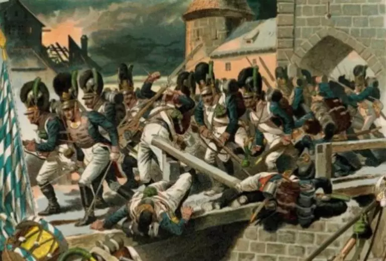 Germans dell'esercito napoleonico nel 1812. Bavaresi