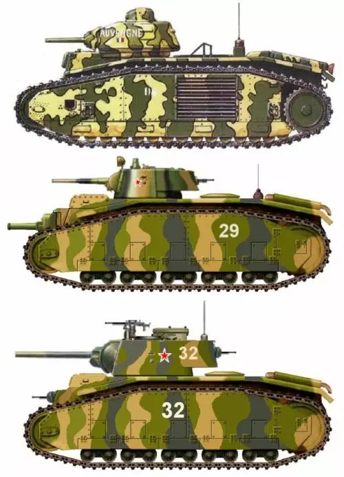 Soviet tanks with french charm ...