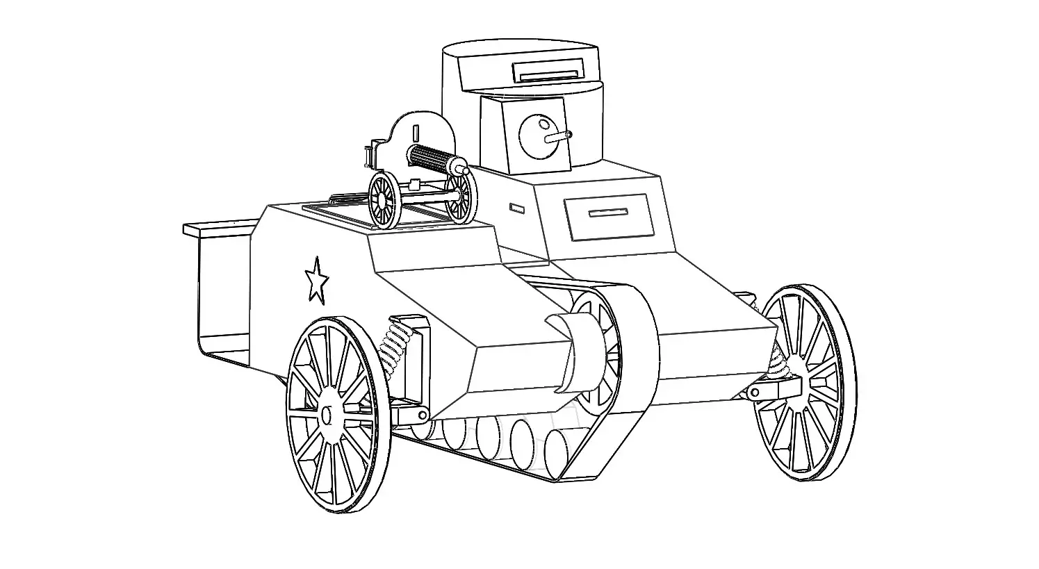 T-26-kg podľa schémy Porokhovshikov