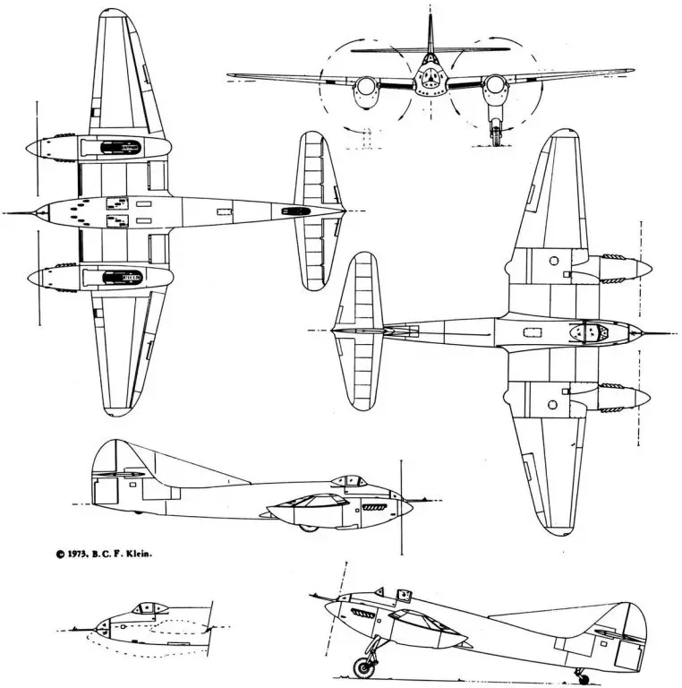 FMA I.AE Schema de aeronave. 30 nancu.