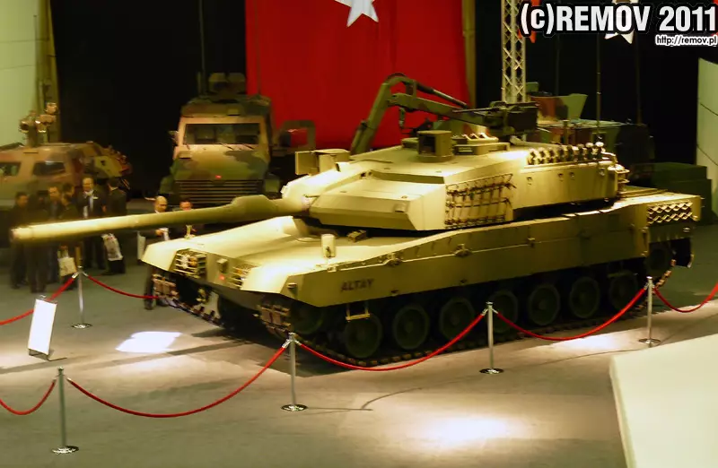 Tangki Turki Altay merancang untuk mengelakkan T-90C Rusia dan Optot Ukrainia