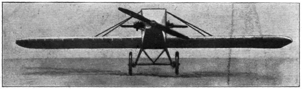 Light Sports Aircraft Dietrich-gobiit d.p.vii: front view