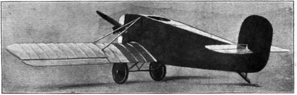 Light Sports Aircraft Dietrich-gobit d.p.vii: I-type ang tatlong quarters mula sa likod