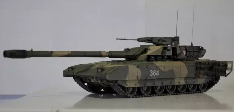 Περαιτέρω ανάπτυξη των Αρματών. T-14a Armatian πυροβολικό