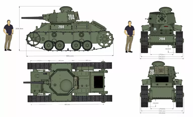 U SSSR-u. Želje i mogućnosti. Ili bez obzira na potomke MS-1 (T-18)