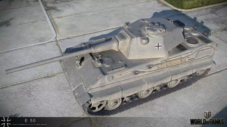 Řada tanků E-50 60s. Německo