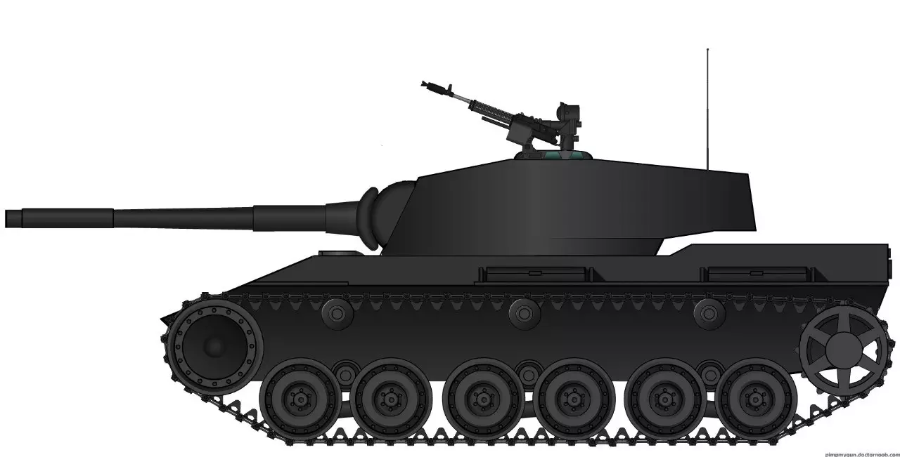 Альтернативдүү орточо танк E30. Каталон