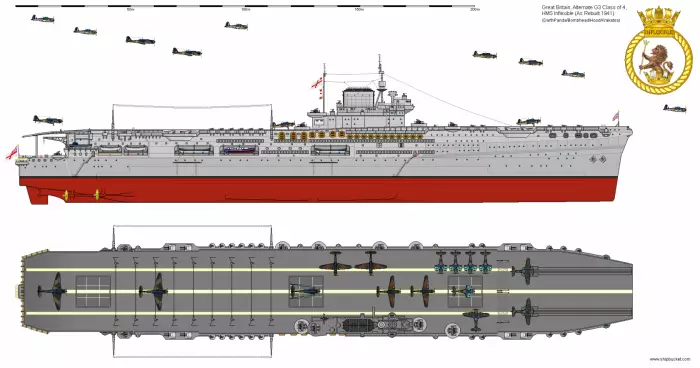 Carrier Alternatîf Carrier Invinxib (HMS Invinkible). England