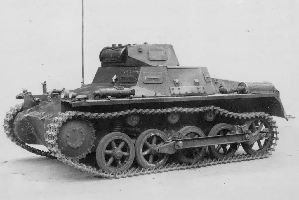 Un des chinois pz.kpfw.i lors des tests au Japon