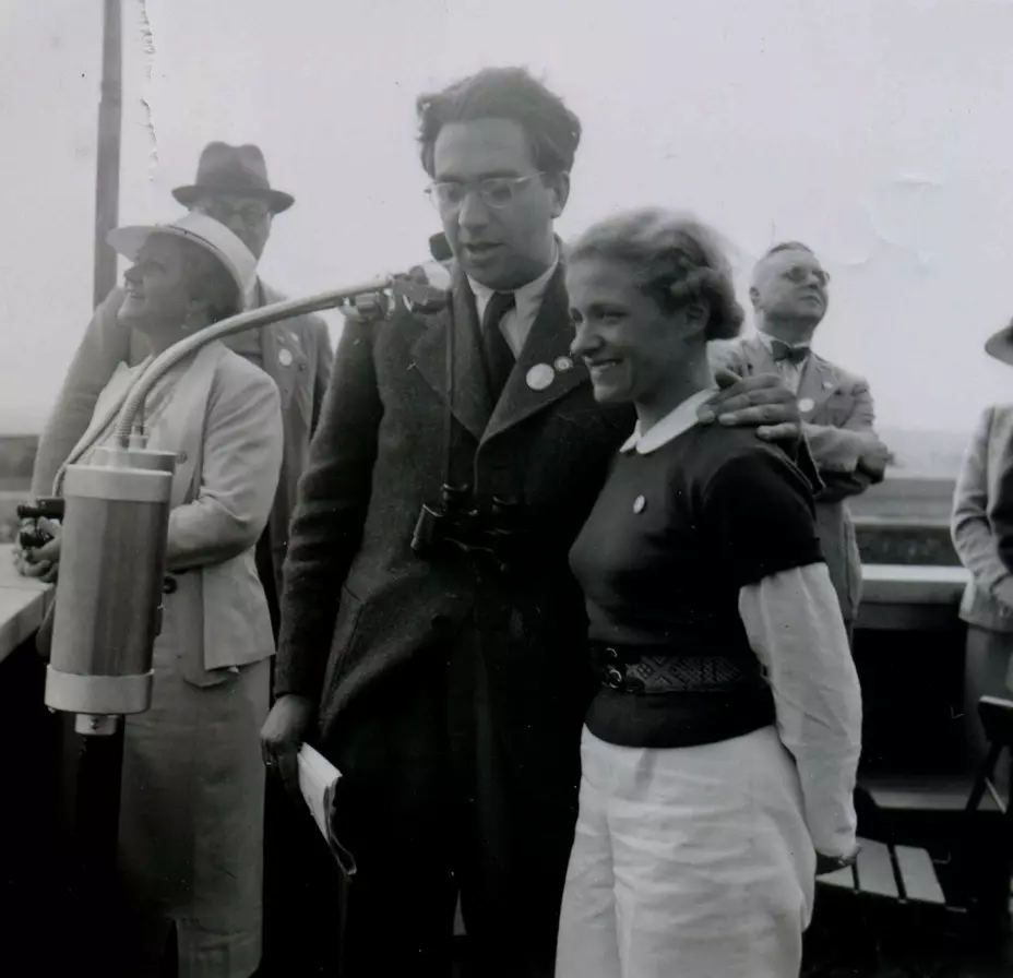 Deseño de aviación Eric Bahom e Test Point Hanna Rich, 17 de xullo de 1938, Archiv der Gerhard-Fieser-Stiftung