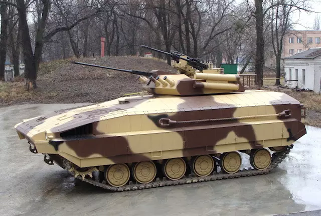 Nova težka oklepna kadrovska oseba iz Kharkov - BMP-64. Ukrajina.