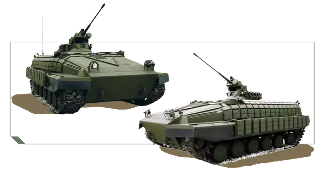 خورکوف سے نیا بھاری بکتر بند اہلکار کیریئر - BMP-64. یوکرین