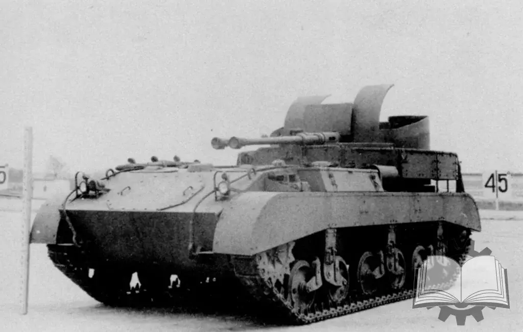 Egy sikeresebb GMC T65, az első minta, amely 1943 elején jelent meg