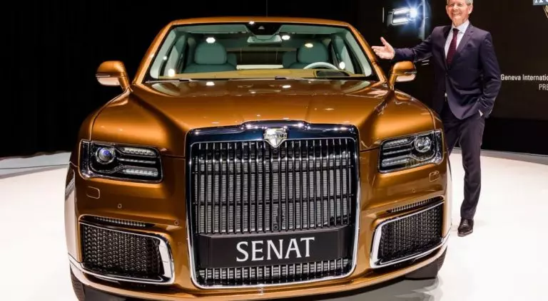 Geneva Premier Sedana Komunikat projektu - Aurus Senat S600