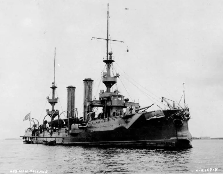 USS New Orleans (1898-1929) New Orleans, te fè pandan Lagè Panyòl-Ameriken an nan 1898