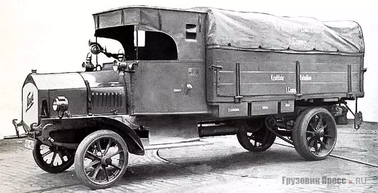Pyaton Truck Lloyd 50-52 PS German Tafika, 1913