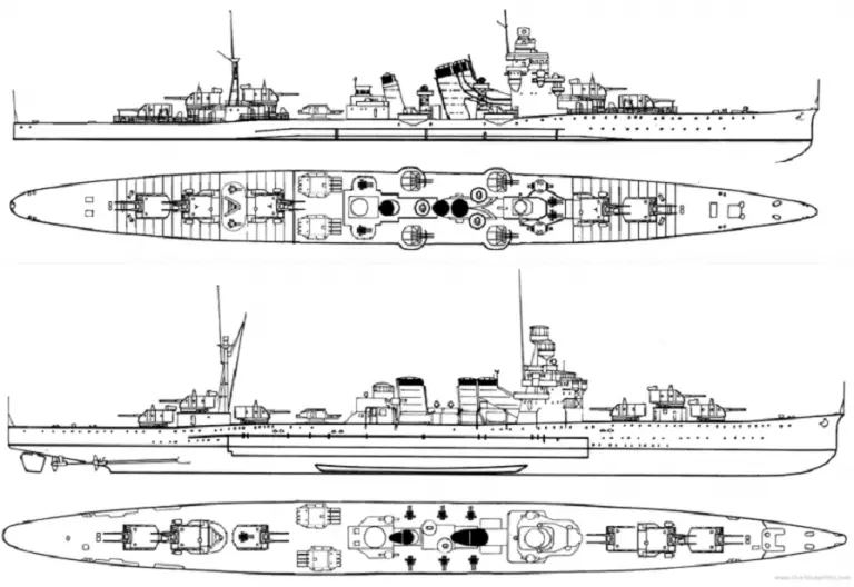 軍艦の世界のための日本の巡洋艦の代替支店