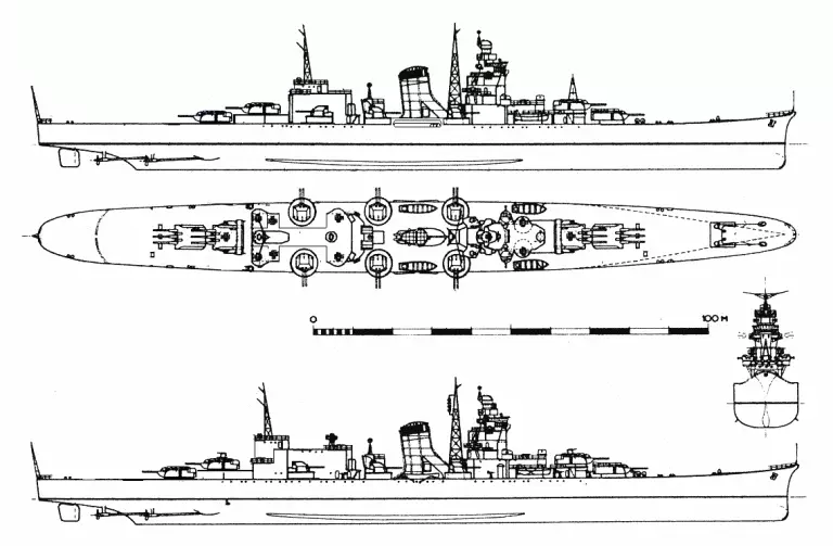 Alternativer Zweig der Kreuzer von Japan für die Spielwelt der Kriegsschiffe