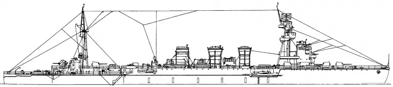 軍艦の世界のための日本の巡洋艦の代替支店