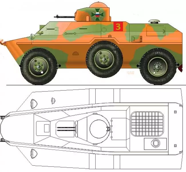 Rusiya imperiyasının zirehi. Hissə X. Dənizlər, dalğalarda. Yalnış armorautomobile-amfibius yab-2