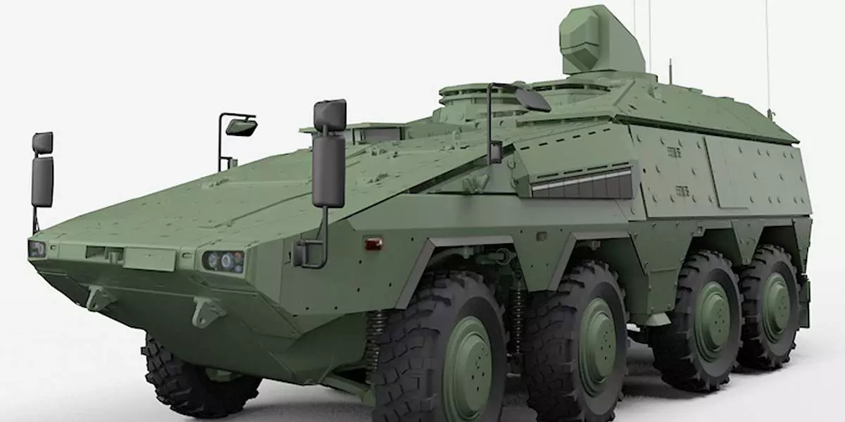 Lasers are not yet climbing the tank, but by car, such as a BTR, you can already install them