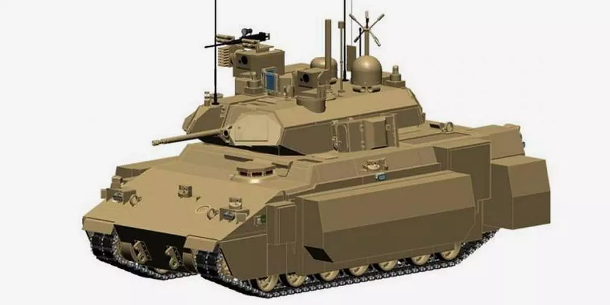 Modern tank or infantry fighting vehicles have somewhat similar to the ship, as they radar, lidar, camera and other useful things