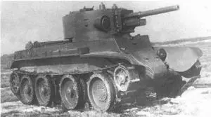 Anpenpan devlopman nan tank BT-7A (ki soti nan atiri - nan lineyè)